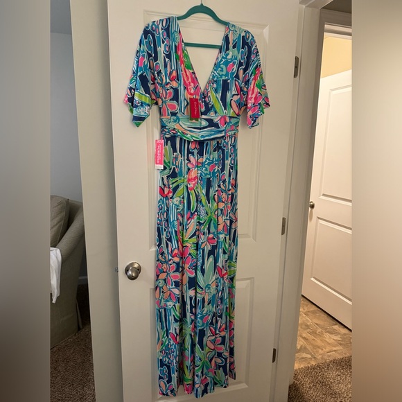 Lilly Pulitzer | Dresses | Lilly Pulitzer Parigi Maxi Dress Pop Up ...